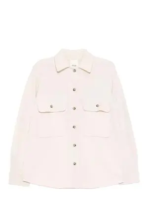 ALLUDE Button-up Wool Cardigan - Neutrals