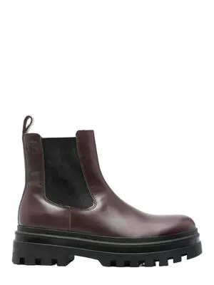 Calvin Klein Lugged Chelsea Boots - Brown