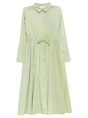 TO B. BY AGNÈS B. Drawstring Shirt Dress - Green
