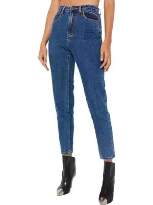 ONETEASPOON High-waist Five-pocket Jeans - Blue