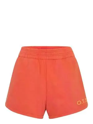 ONETEASPOON Elasticated Logo Shorts - Orange