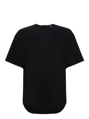 Theory Crew-neck Short-sleeve T-shirt - Black