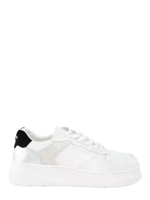 CRIME LONDON Leather Sneakers - White