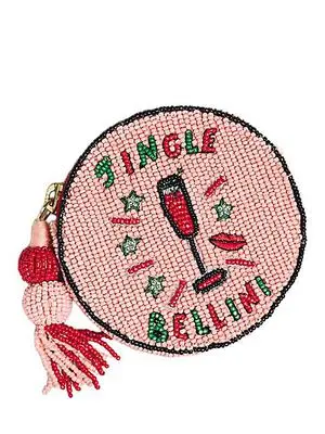 NEPHTHYS ILLUSTRATED Beaded Round Coin Purse - Jingle Bellini
