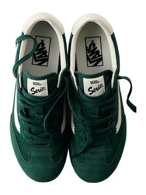 VANS Super Lowpro Suede Sneakers Emerald Green