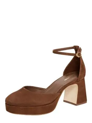 Larroude Ari Verona Low Pumps - Burnt Umber