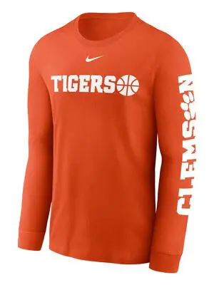 Nike Clemson Basketball Icon College Long-sleeve T-shirt - Orange