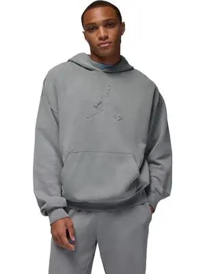 JORDAN Tatum Hoop Fleece Dri-fit Pullover Hoodie - Grey