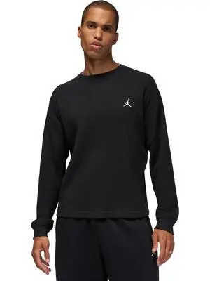 JORDAN Flight Mountainside Long-sleeve Waffle Shirt - Black
