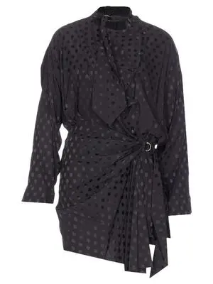 Isabel Marant Polka Dot Dress - Black