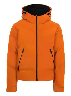 Aztech Mountain Hooded Zip Ski Jacket - Orange
