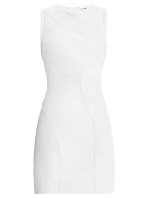Herve Leger Sleeveless Mini Dress - White