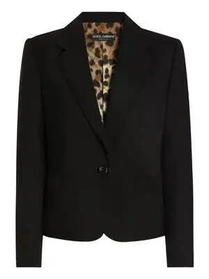 Dolce & Gabbana Single-breasted Blazer - Black