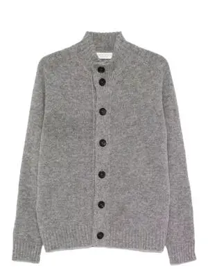 FILIPPO DE LAURENTIIS Buttoned Wool Cardigan - Grey