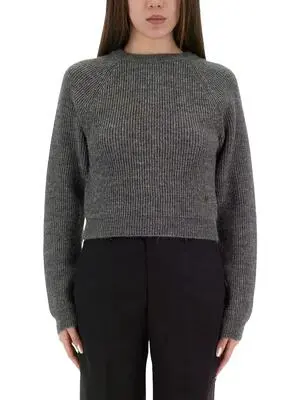 Moschino Round-neck Sweater - Grey