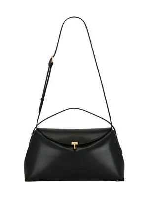 TOTEME T-lock Top Handle Bag - Black