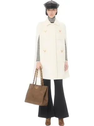 Valentino Garavani Drill Double Cape - Stripe