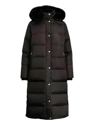 Ralph Lauren Hooded Puffer Coat - Black