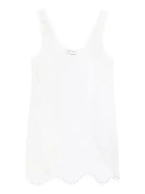 Matteau Broderie Tank Dress - White