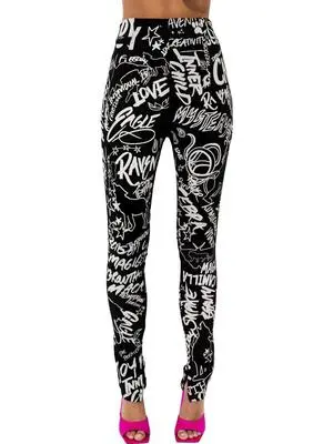 CAMILLA Spirit Scribble High-Waisted Trousers