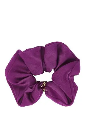Saint Laurent Logo Scrunchie - Magenta