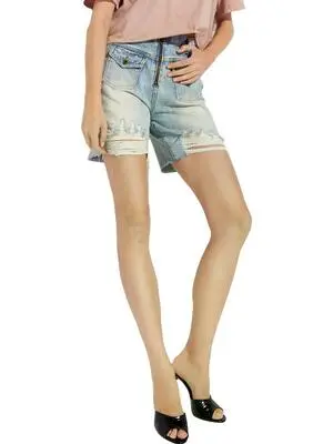 ONETEASPOON Bridgette Denim Shorts - Blue