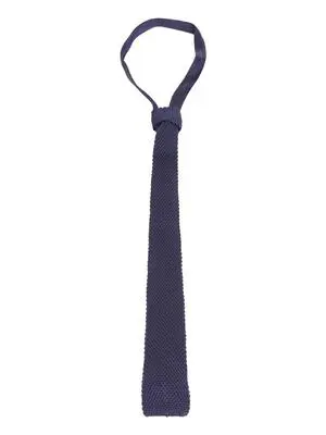 FORTE_FORTE Knitted Tie - Blue