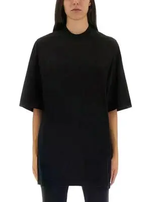 Rick Owens Jumbo Ss Cotton T-shirt - Black