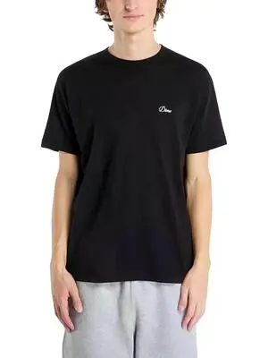 DIME Cursive-logo T-shirt - Black