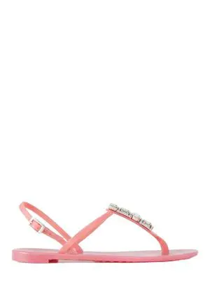 Casadei Crystal-embellished Thong Sandals - Pink