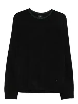 Paul Smith Logo-embroidered Sweater - Black
