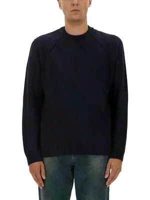 Woolrich Raglan Knit Sweater - Blue