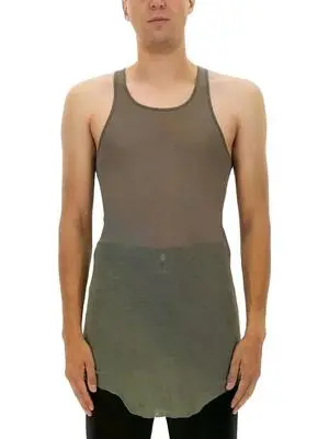 Rick Owens Round-sleeve Tank Top - Grey