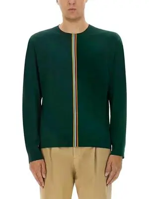 Paul Smith Signature-stripe Knitwear - Green