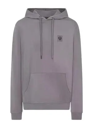 Belstaff Logo-patch Hoodie - Grey