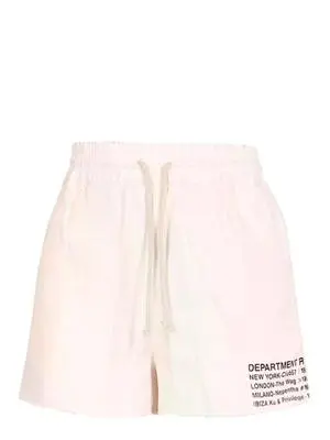 DEPARTMENT 5 Drawstring Frayed Hem Shorts