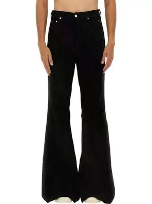 Rick Owens Belt-loop Trousers - Black