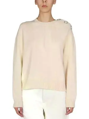 JIL SANDER Button-detailed Sweater - Neutrals