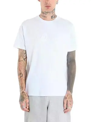 DIME Cursive-logo T-shirt - White