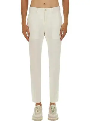 BOSS Press-crease Trousers - White