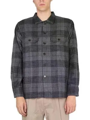 Universal Works Buttoned Plaid Shirt - Grey