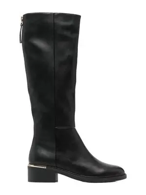 EXÈ Zip Detail Knee-high Boots - Black
