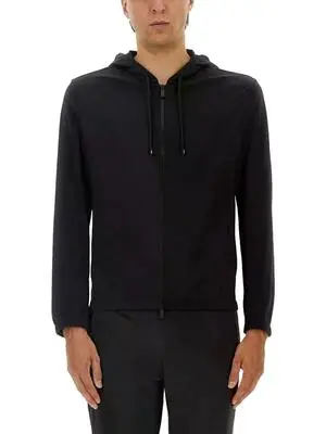 BOSS Hooded Zip Jacket - Black