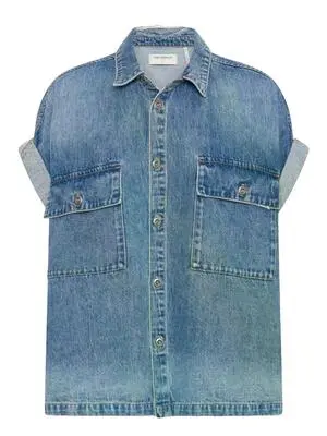 ONETEASPOON Buttoned Flap-Pocket Shirt