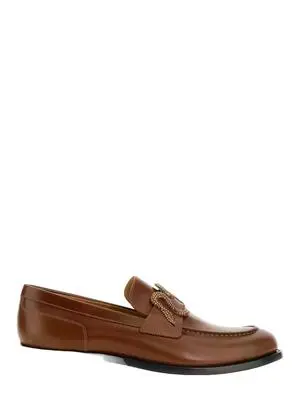 Rene Caovilla Embellished Loafers - Brown