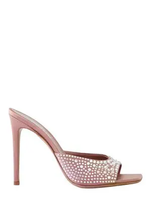 Paris Texas 105mm Holly Crystal-embellished Sandals - Pink