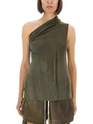 Rick Owens Draped Sleeveless Top - Green