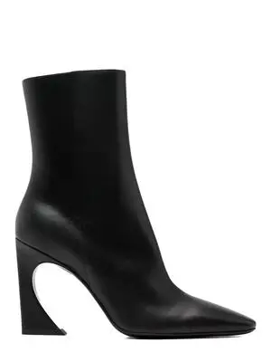 FENDI Arco Point-Toe Ankle Boots