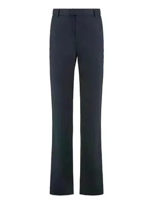 LES FILLES D'EVA Side-slit Trousers - Blue
