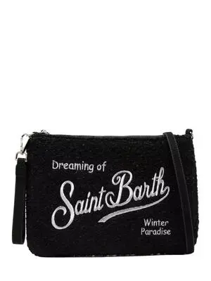 MC2 SAINT BARTH Embroidered Clutch - Black